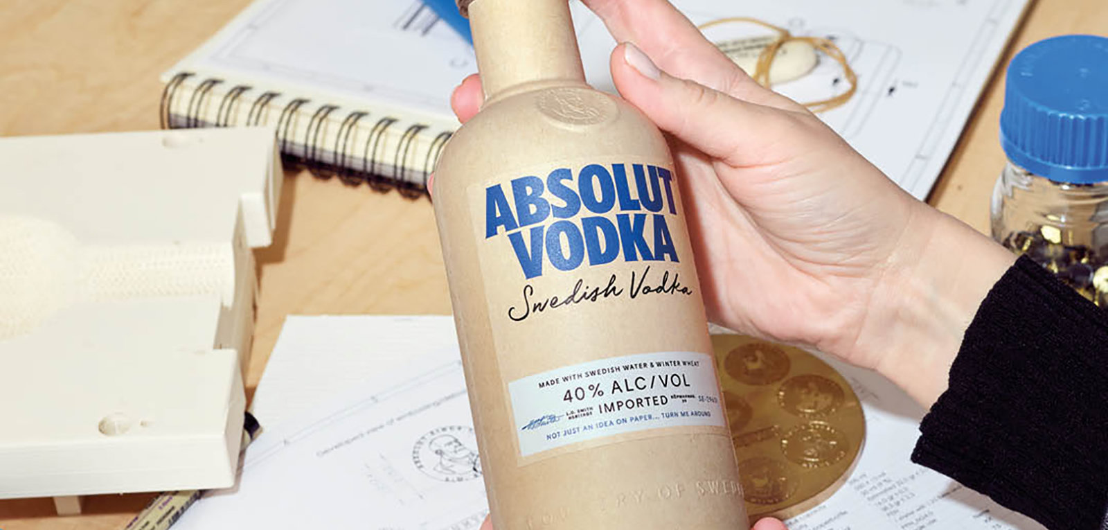 Absolut lanza prueba de botellas de papel - Latam Green